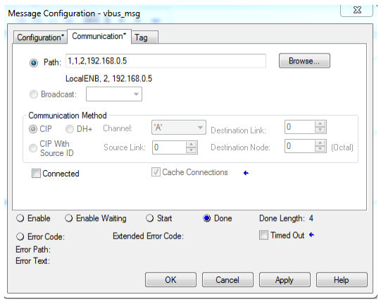 Akd Ethernetip Using Compactlogix Or Contrologix With No Cyclic Poll Explicit Messaging Only